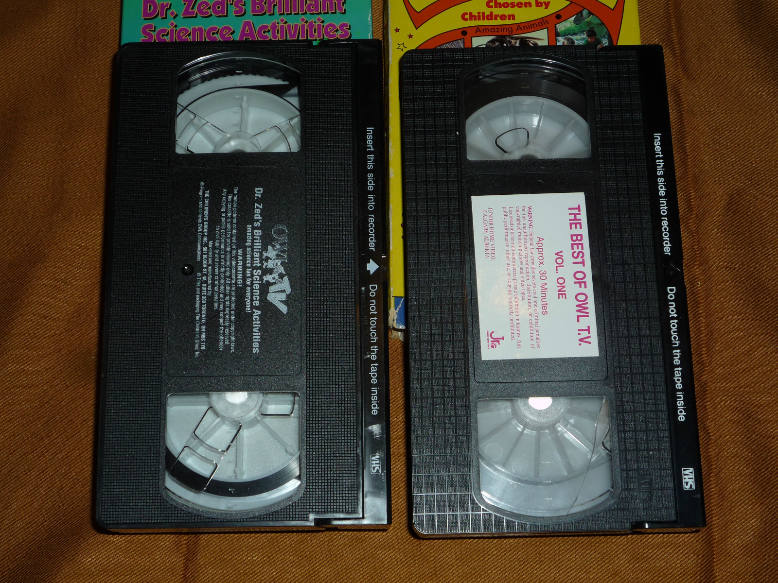 Owl TV - Dr. Zed's Brilliant Science Activities AND Best of Owl TV (VHS ...