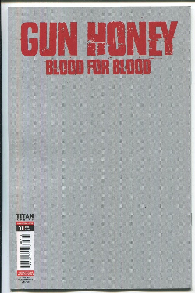 GUN HONEY: BLOOD FOR BLOOD #1 - JOSEPH MICHAEL LINSNER VIRGIN VARIANT ...