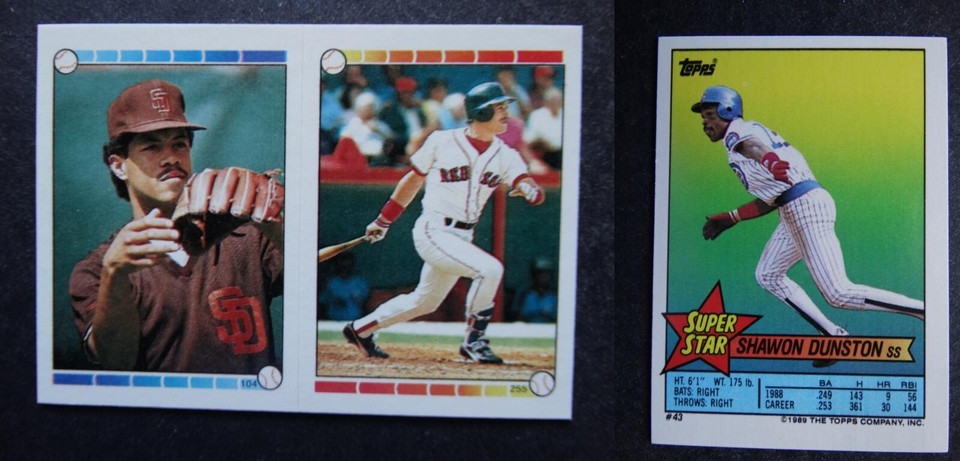 1989 Topps Stickers Baseball Cards Complete Your Set U Pick From List ...
