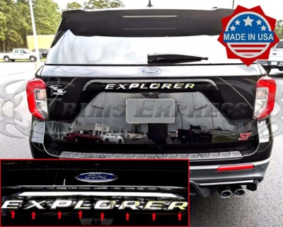 20-2025 Ford Explorer Insert Trim Letter Accent Sticker Rear Hatch Door ...