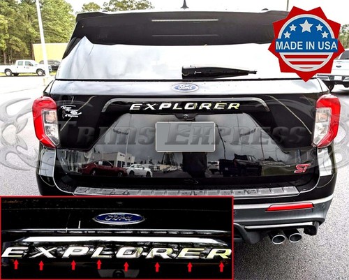 20-2025 Ford Explorer Insert Trim Letter Accent Sticker Rear Hatch Door ...