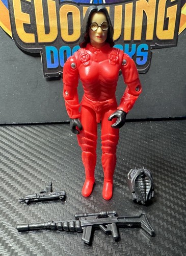 CUSTOM Ladyjayetoys Gi Joe Cobra Black Major BARONESS Red | eBay