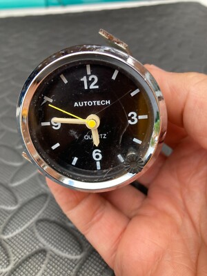 AUTOTECH Quartz Dash Clock 52mm Dashboard Gauge | eBay