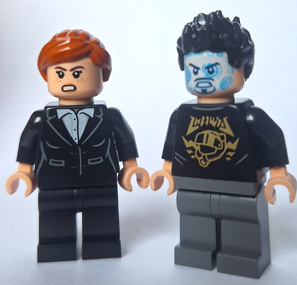 LEGO 76216 TONY STARK PEPPER POTTS MINIFIGURE from Marvel Super heroes ...