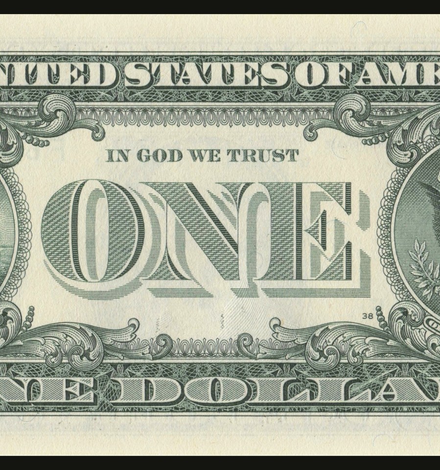 Year Note 1961 in the Serial Number Trailing Position $1 Dollar Bill ...