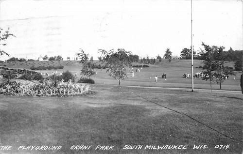 1967 Milwaukee Wisconsin Playground Grant Park #0714 Cook RPPC Postcard ...