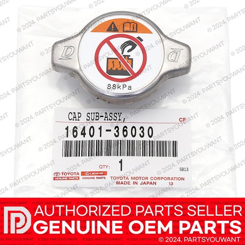 GENUINE Toyota Lexus OEM Coolant Radiator Cap 16401-36030 / 1640136030 ...