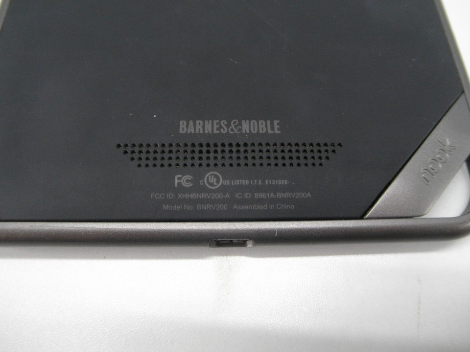 Barnes & Noble Nook Color E-Reader, 7 ", 8 GB - Model: BNRV200 - Tested ...