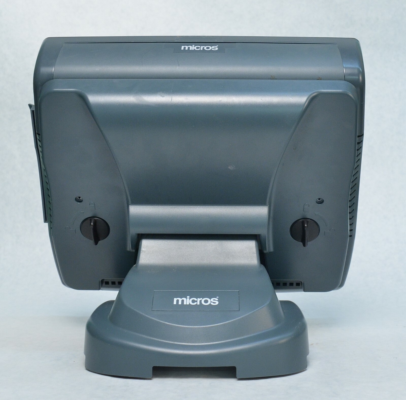 Micros Workstation 5A PoS Point of Sale Terminal + Stand 400814-103 | eBay