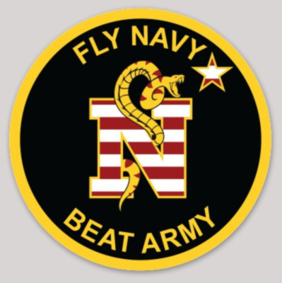 Officially Licensed Fly Navy Beat Army Stickers | eBay