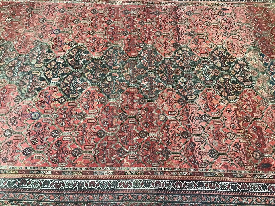 Over Hundreds year old 5'11" x 13' hand knotted Malayer Rug | eBay