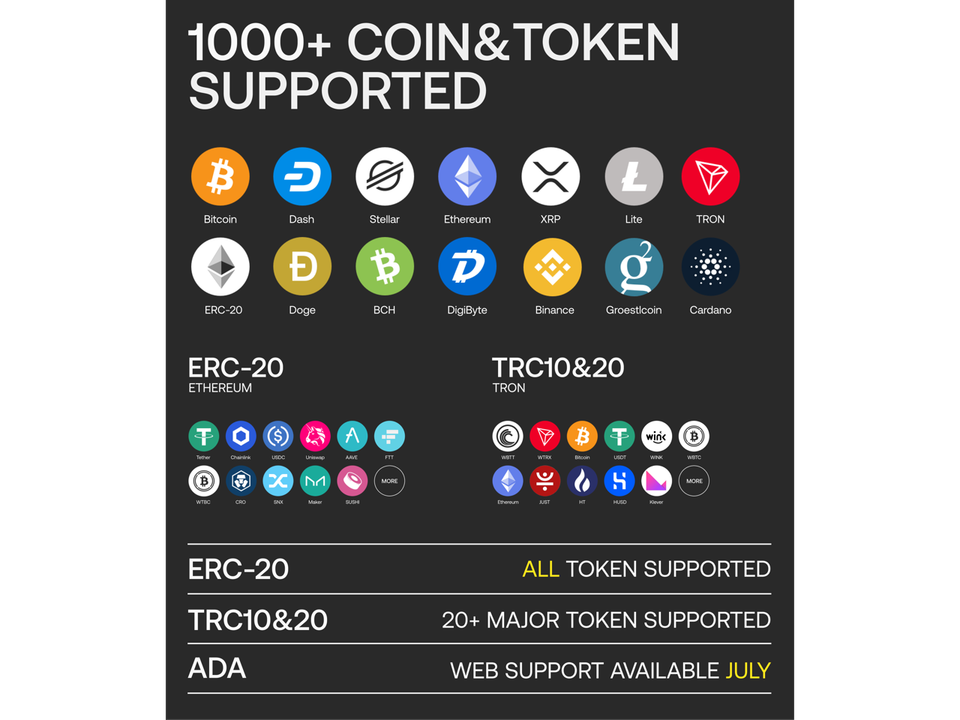 SecuX W20 Crypto Hardware Wallet- Infineon CC EAL5+ Secure Element ...