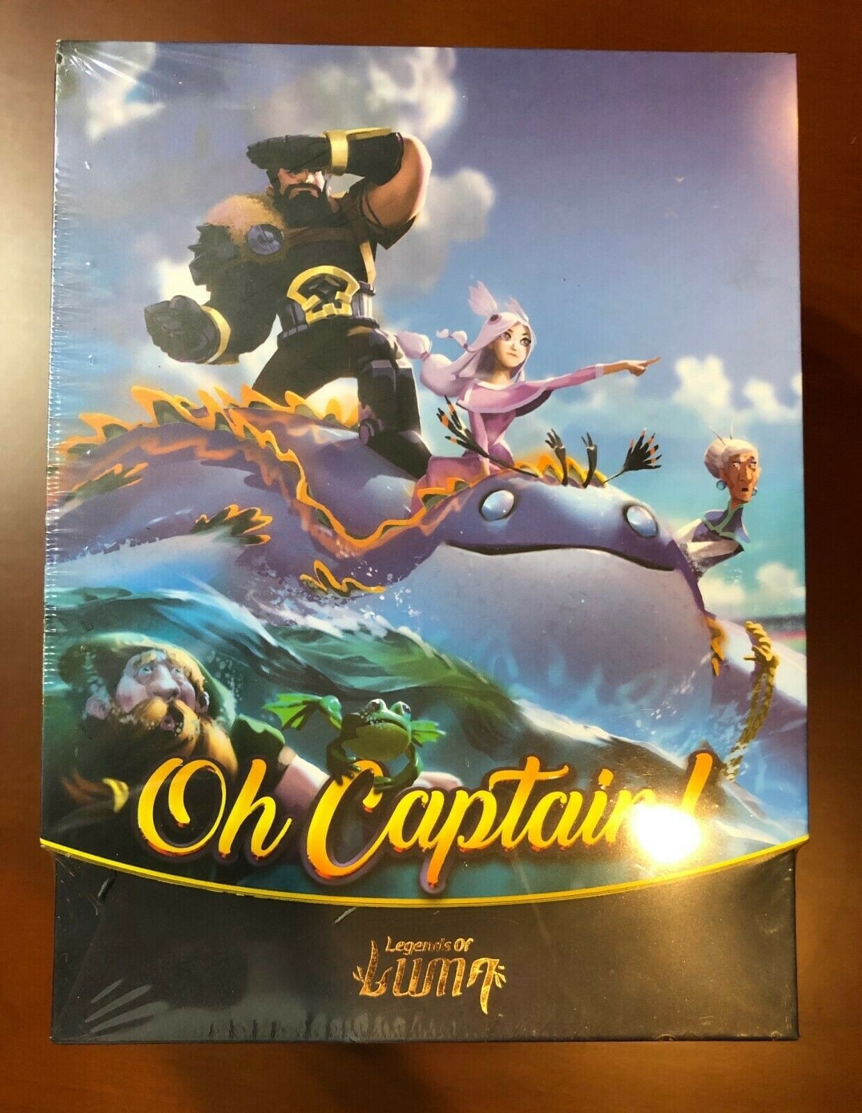 Oh Captain! Legends Of Luma Family Card Game Asmodee Board Game BRAND ...