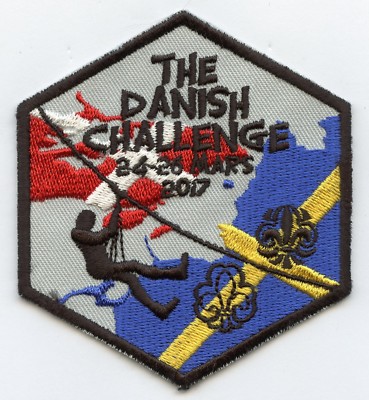Denmark Scout Patch The Danish Challenge 2017 Badge High Grade !!! | eBay