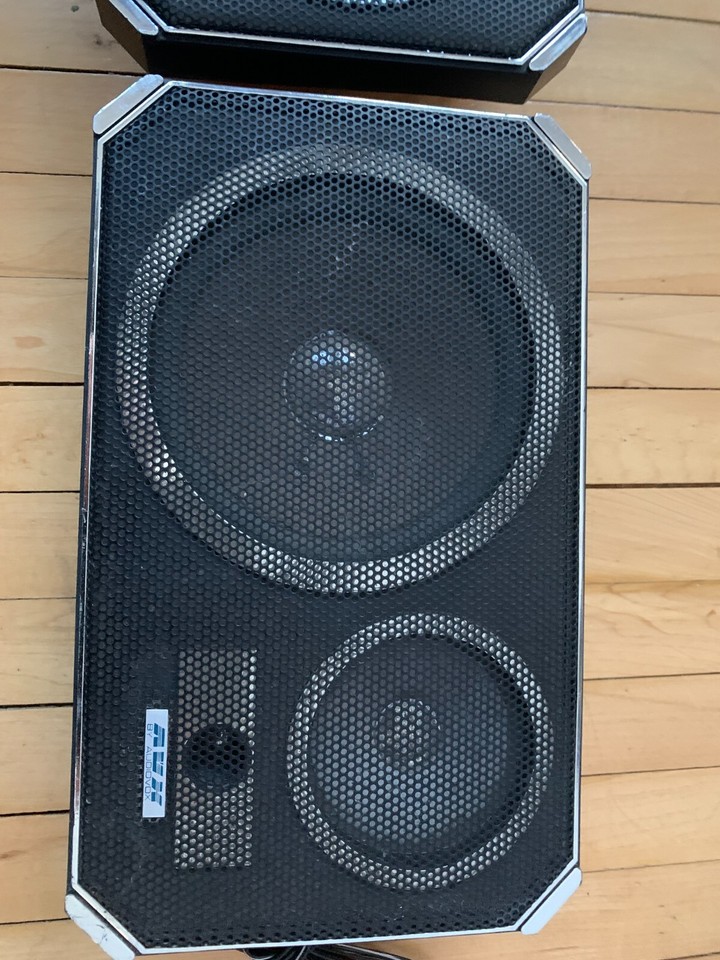 VINTAGE CAR AUDIOVOX COMPONENT 3 WAY SPEAKER SYSTEM MODEL # TRYVOX-30 ...