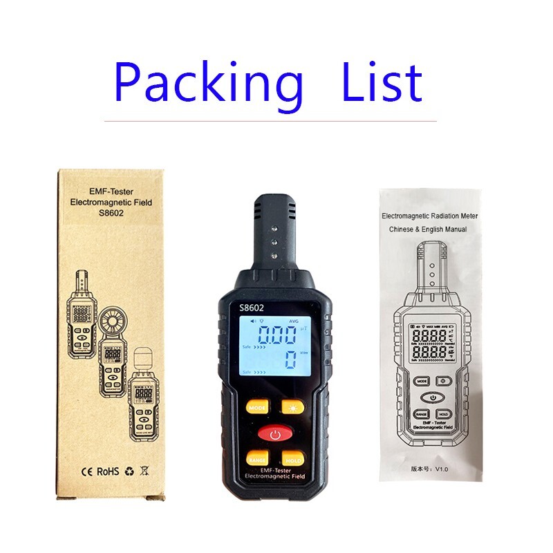 Multipurpose Digital Radiation Dosimeter Geiger Counter for EMF ...