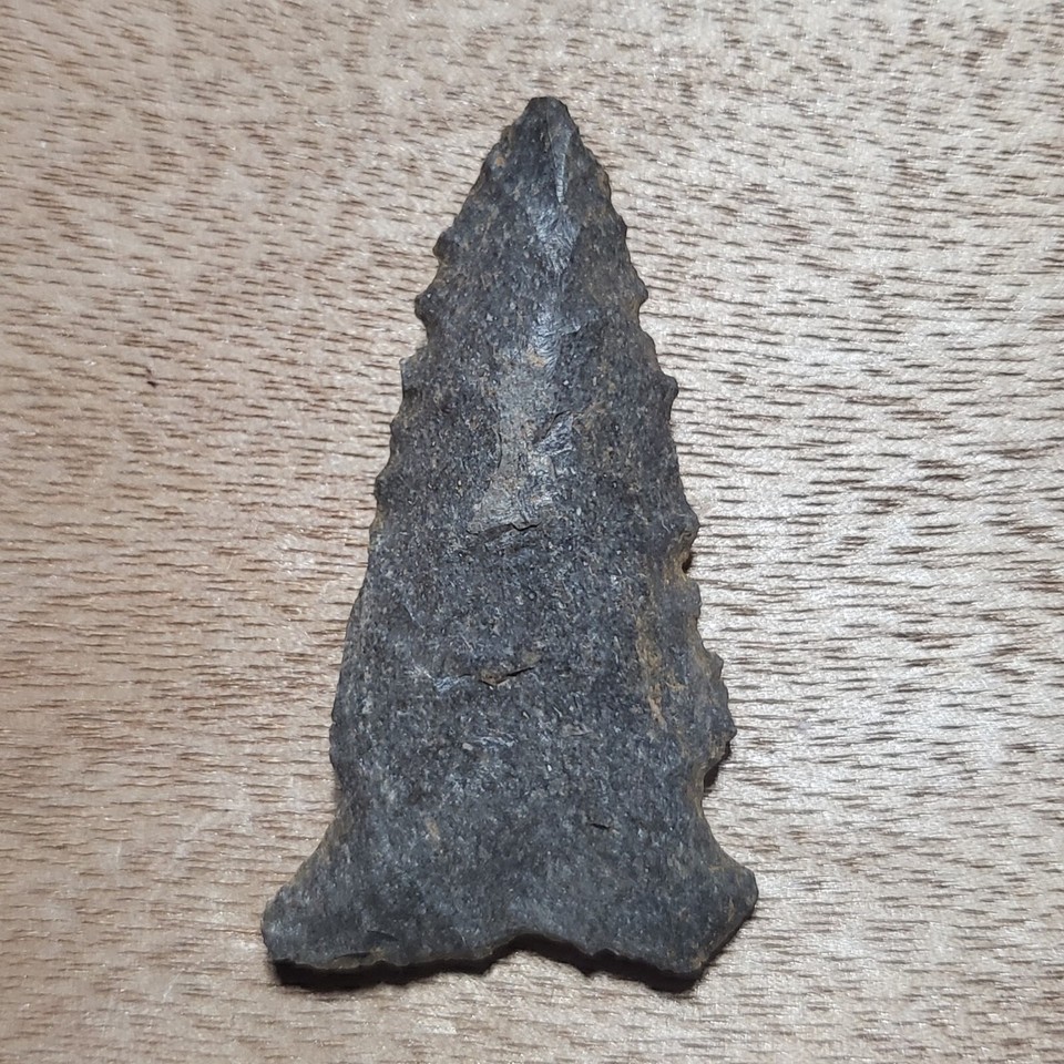 WELL USED AUTHENTIC TENNESSEE STEMMED SCRAPER KNIFE ARTIFACT STONE TOOL ...