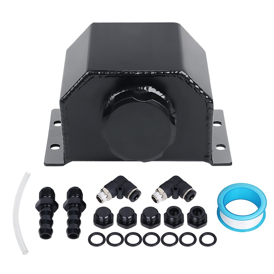 0.26 Gallon 1L Fuel Tank With Cap And Level Sender Polished Aluminum ...