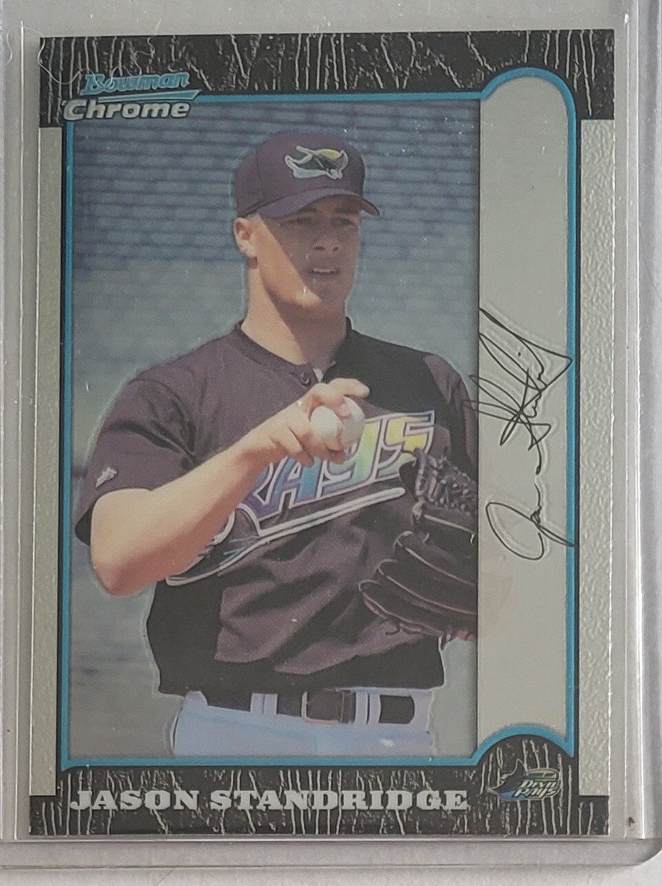 1999 Bowman Chrome #164 Jason Standridge Tampa Bay Rays Baseball Card ...
