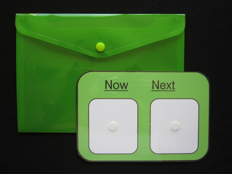 A5 Now & Next Board - Autism ADHD Non Verbal Visual Communication PECS ...