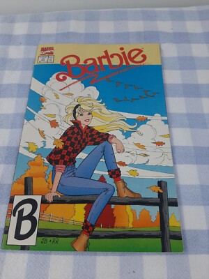 RARE NEWSSTAND EDITION MARVEL COMICS BARBIE NOVEMBER 1991 COMIC BOOK ...