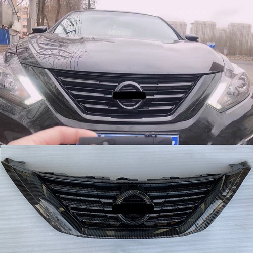 For Nissan Teana Altima 2016-2018 Carbon Fiber Look Front Bumper Grill ...