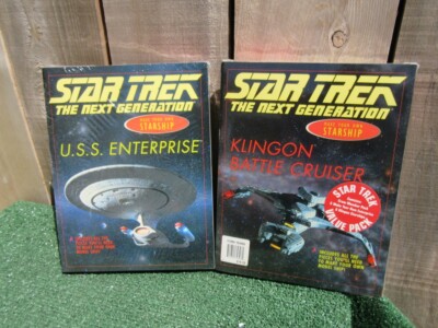 Star Trek TOS Crew Member's Exploration Pack & TNG Enterprise Klingon ...