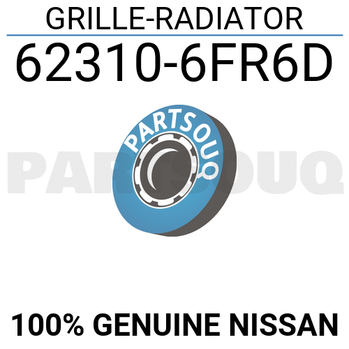 623106FR6D Genuine Nissan GRILLE-RADIATOR 62310-6FR6D | eBay