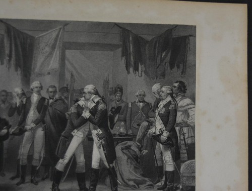 Antique Engraving Revolutionary War General Washington's Farewell ...