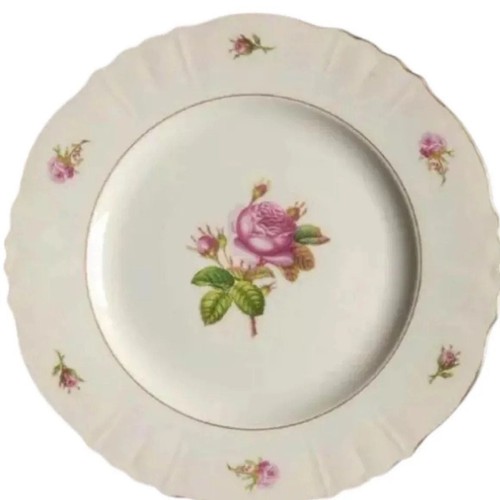 SYRACUSE CHINA VICTORIA PATTERN FEDERAL SHAPE 10" DINNER PLATE MADE IN ...