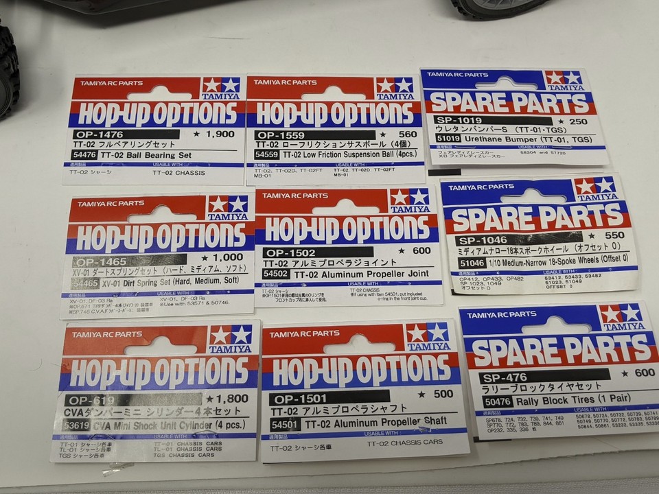 NEW! Tamiya TT-02 1/10 Scale 4WD Rally Chassis w/ Upgrades Oil Shocks ...