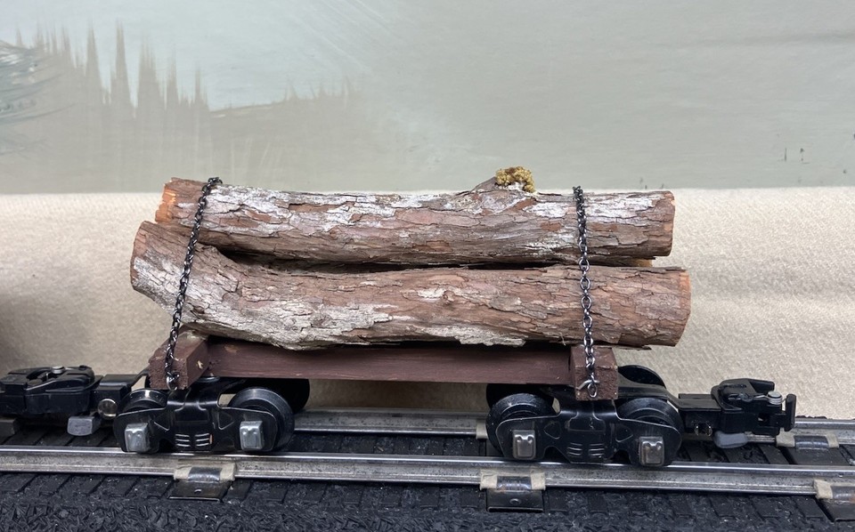 Two Custom S Scale Log Cars | eBay