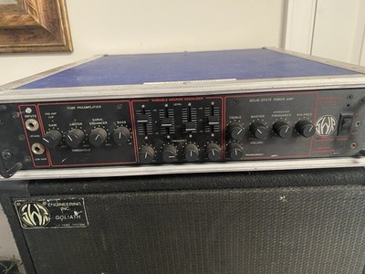 SWR SM-400 Bass Guitar Rack Mount Graphic EQ Equalizer Solid Power Amp ...