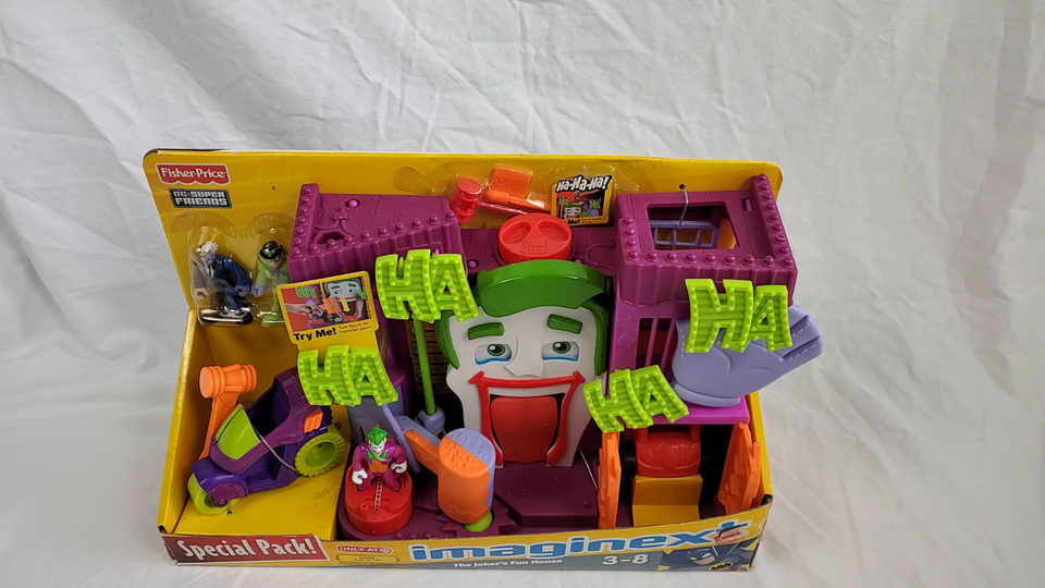 Imaginext DC Super Friends The Joker's Fun House Fisher-Price-NEW IN ...