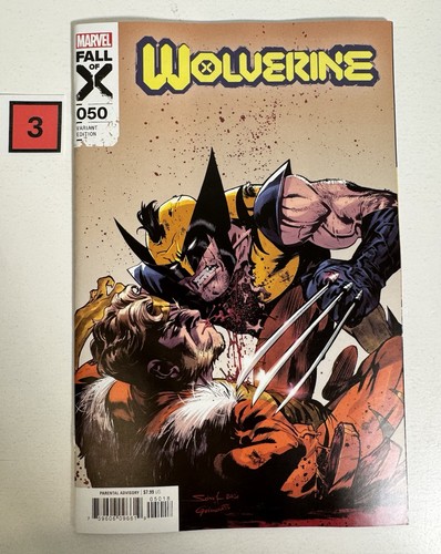 WOLVERINE 50 1:25 SCHARF VARIANT SABRETOOTH WAR FINALE 2024 | eBay