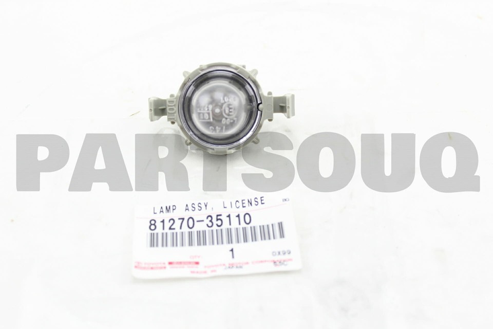 8127035110 Genuine Toyota LAMP ASSY, LICENSE PLATE 81270-35110 | eBay