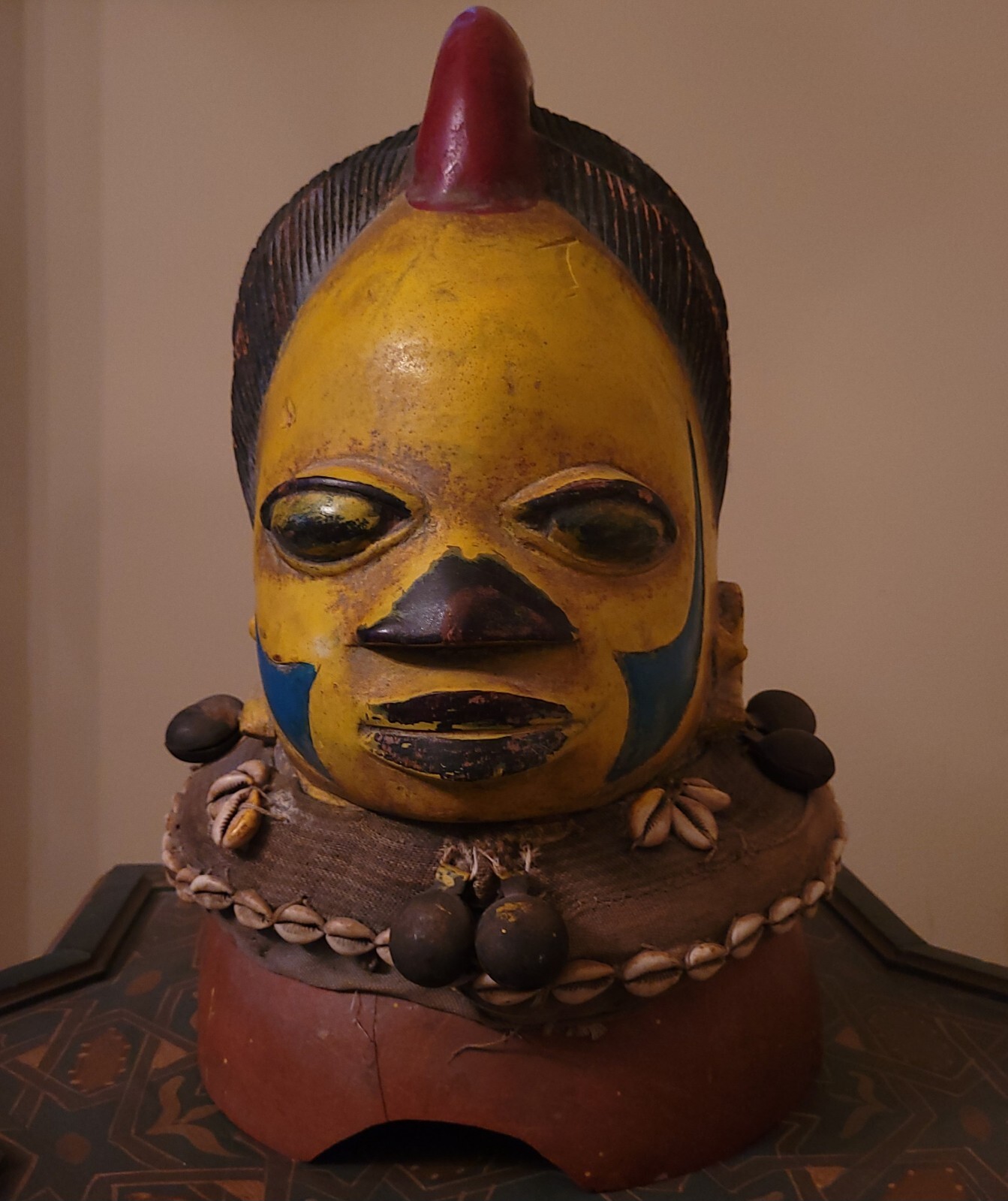 Vintage Yoruba Gelede Helmet Mask | eBay