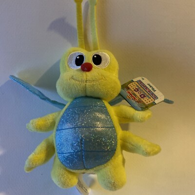 Disney Junior Plush Flicker Firefly Yellow Blue Bug Doc McStuffins Toy ...