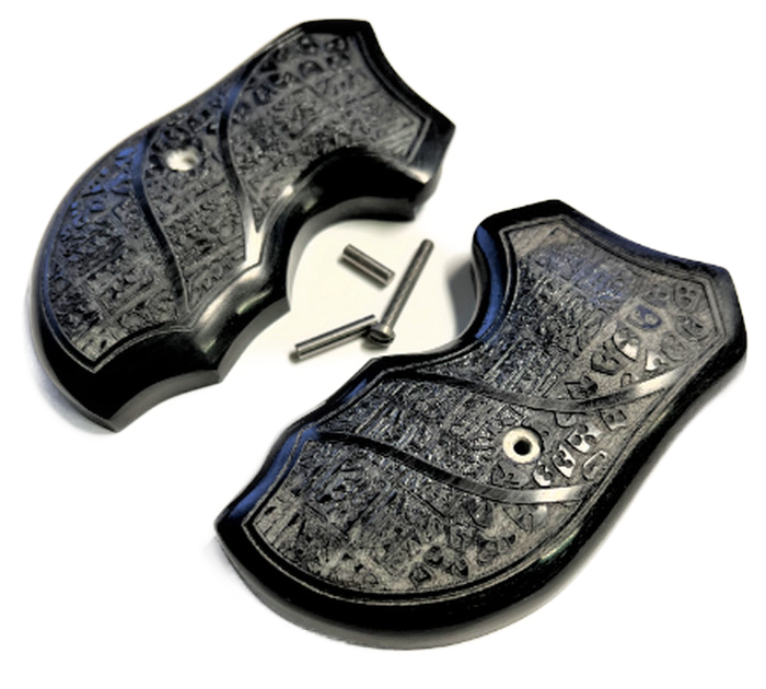 fits all Charter Arms Grips universal fit Rosewood Gator hide wrap ...