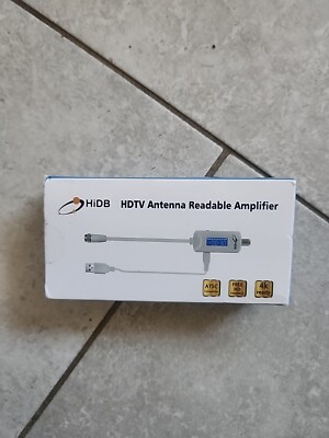 HiDB HDTV Antenna Readable Amplifier 25dB High Gain Signal Booster ...