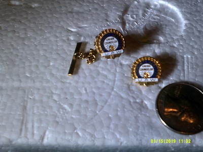 VINTAGE UAW COMMUNITY SERVICE UNION COUNSELOR TIE TAC & LAPEL PIN | eBay