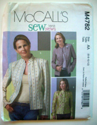 fitted above hip jacket dress pattern 4782 size 6 8 10 12 UNCUT | eBay