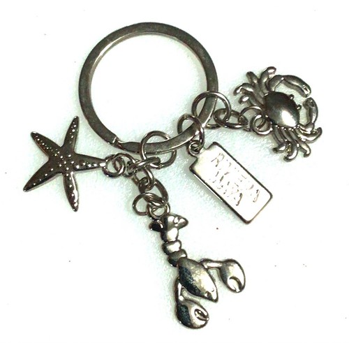 Riviera Maya Cancun Keychain Key Ring Charms Lobster Starfish Crab | eBay