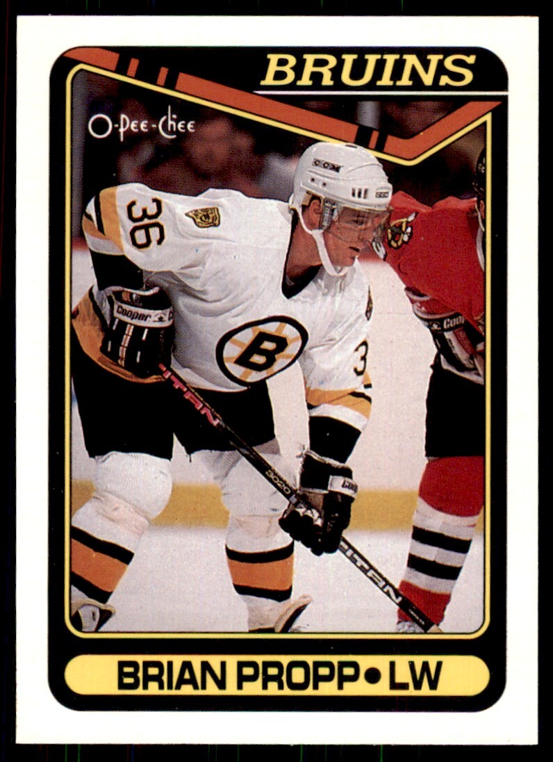 1990-91 O-Pee-Chee Brian Propp . Boston Bruins #8 | eBay