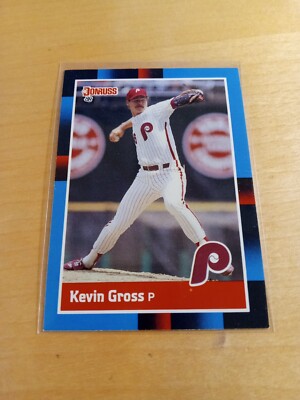 1988 Donruss #113 KEVIN GROSS Philadelphia Phillies Baseball Card ...