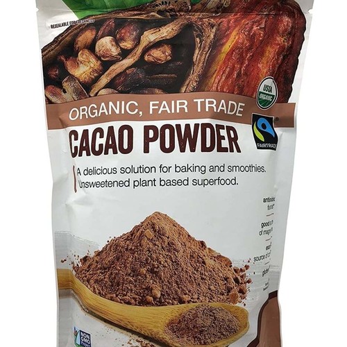 Volupta Organic And Fair Trade Unsweetened Super Food Cacao Powder 32 ...