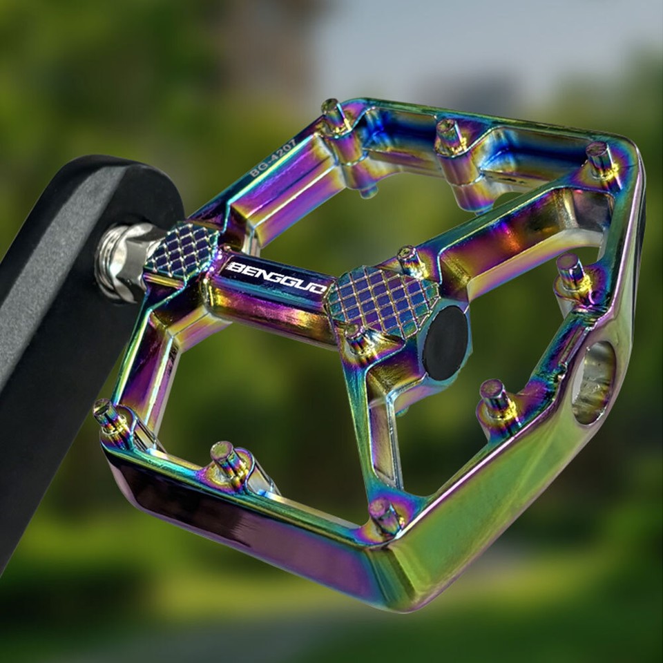 Double DU Bearing Bicycle Ultralight Pedal Bike Flat Pedal Mountain ...