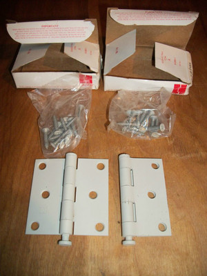 Hager hinges 1279 4.5" x 4.5" 1 box (3 hinges) Ball Bearing Hinges US26 ...