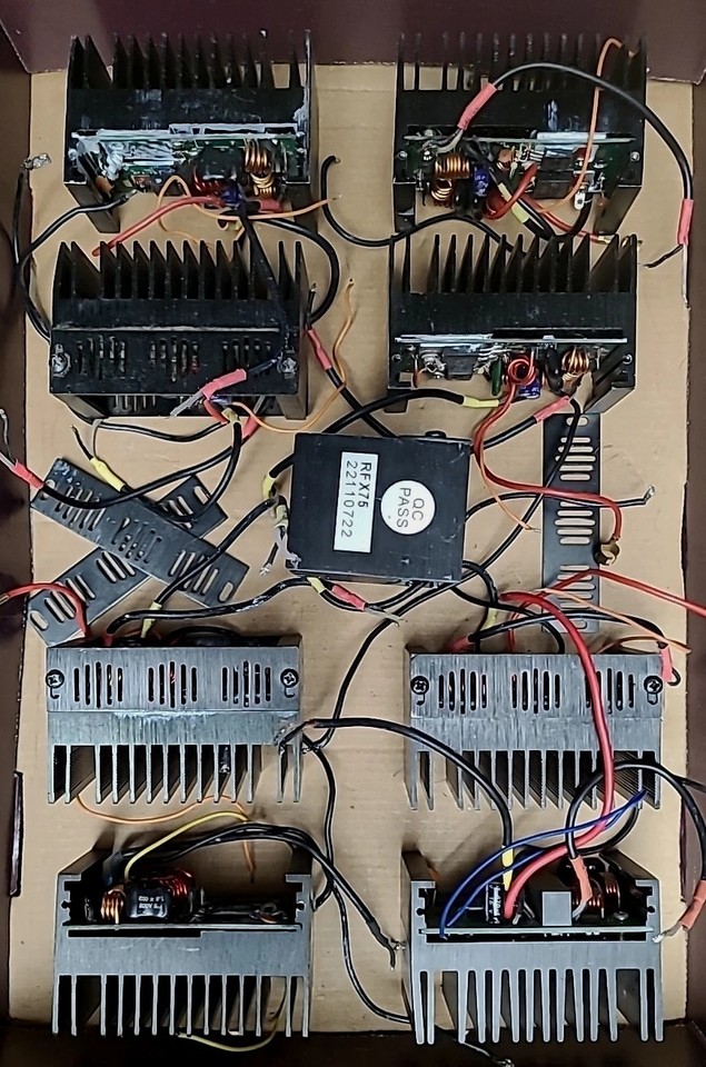 LOT of (9) 8-RFX75 & 1- RFX85HD External CB Radio External Amplifiers ...