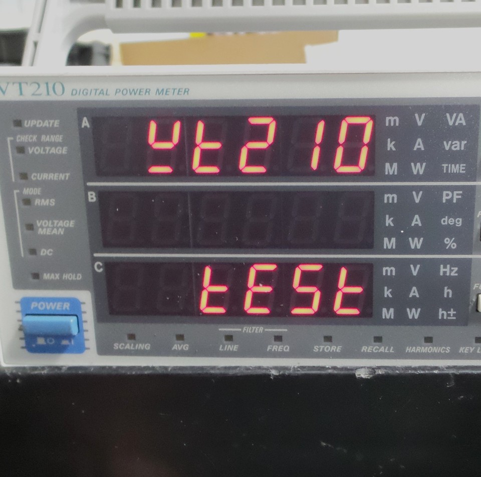 Yokogawa WT210 Digital Power Meter 760401 | eBay